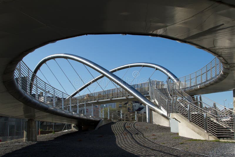Bridge access. stock photo. Image of stairs, ramp, safety - 24636948