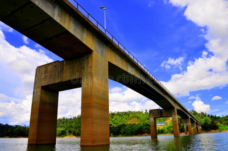 Bridge Across PUlau Banding Stock Image - Image of banding, perak: 12568867