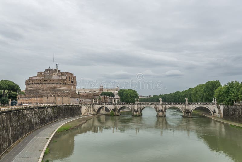 River Rome stock photo. Image of europe, italian, tiber - 8114960
