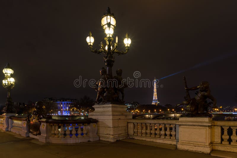 Bridge of the Alexandre III, Paris Editorial Stock Photo - Image of ...