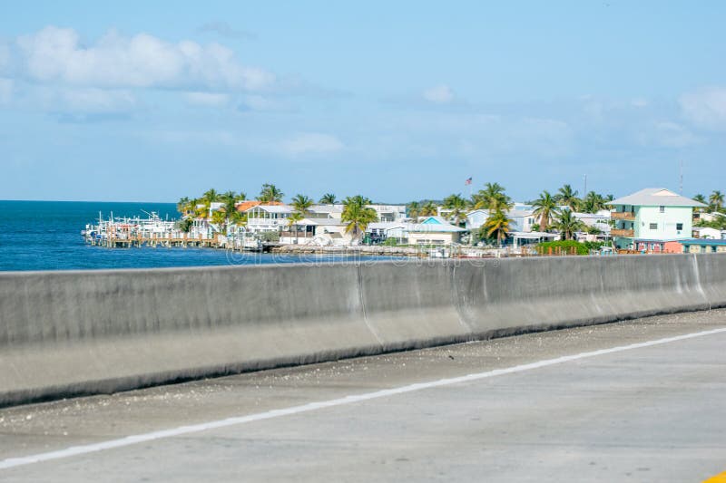 Bridge Along Overseas Highway, Long Key - Florida Stock Photo - Image ...