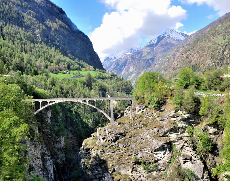 Church and Ancient Castle, Bellinzona, Switzerland Stock Image - Image ...