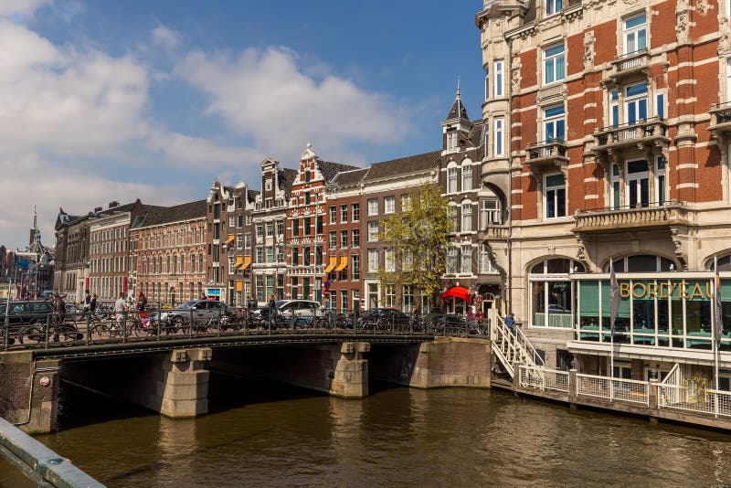 Bridge of Amsterdam editorial photo. Image of holland - 71527186
