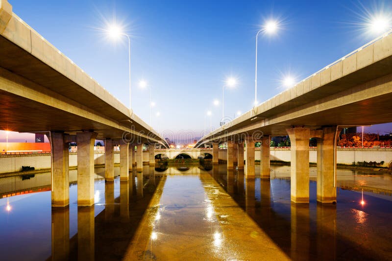 Bridge Approach stock image. Image of construction, transportation ...