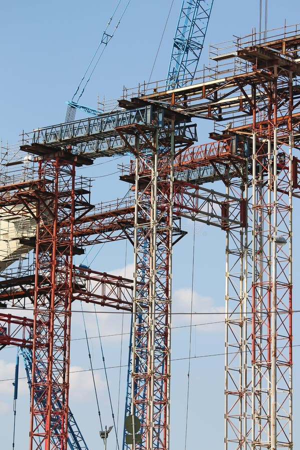 Bridge Arc Construction Site Stock Photo - Image of architecture, site ...