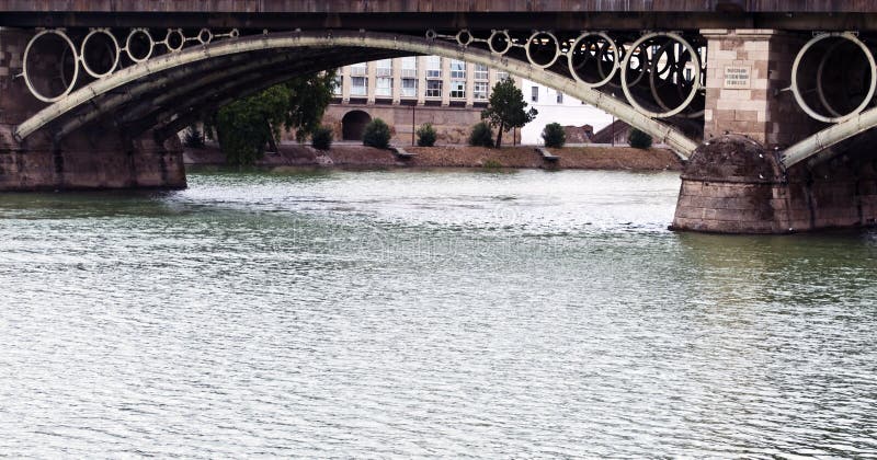 Bridge arch stock image. Image of sevilla, guadalquivir - 22032555