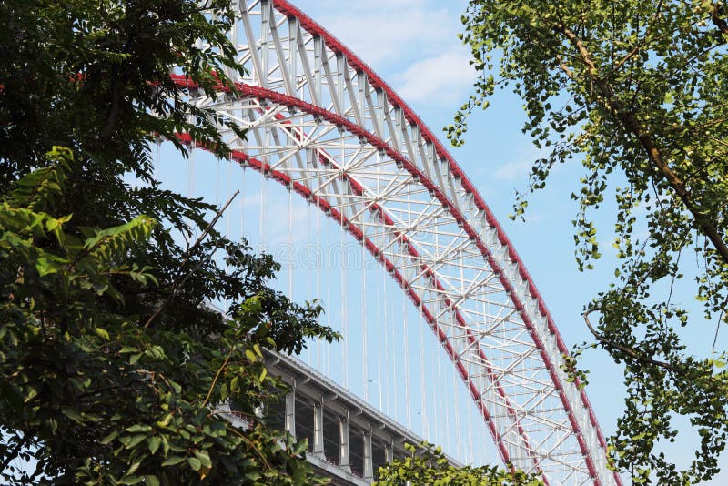 Bridge stock image. Image of architecture, cloud, tree - 51735337