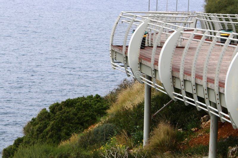 Bridge - an Artificial Structure Stock Image - Image of railing, water ...