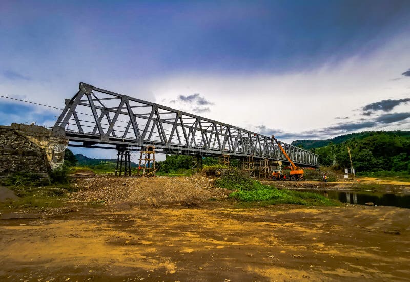 Bridge as a unit stock image. Image of civilization - 254782661