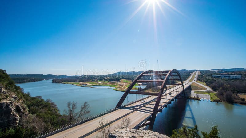 360 Bridge Austin Texas Morning Sunrise Stock Image - Image of texas ...