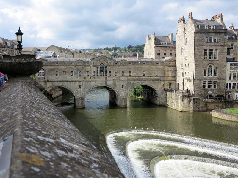 Bath Bridge stock photo. Image of villages, hampshire - 13344600