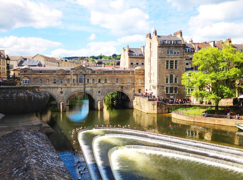 Bridge in Bath stock image. Image of britain, england - 93471061