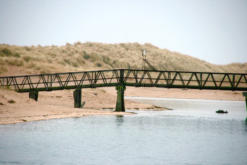 Bridge at beach stock image. Image of bridge, architectural - 86241325
