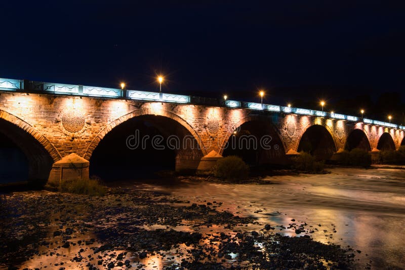 Bridge stock photo. Image of colorful, green, glen, cuillin - 111231568