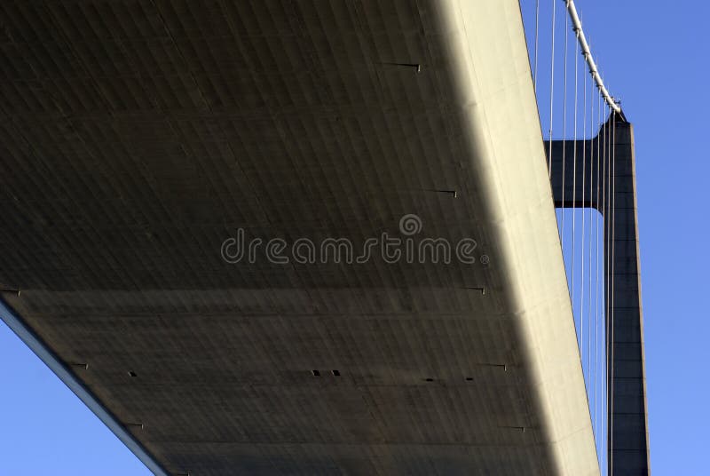 Bridge from below stock image. Image of denmark, little - 7619853