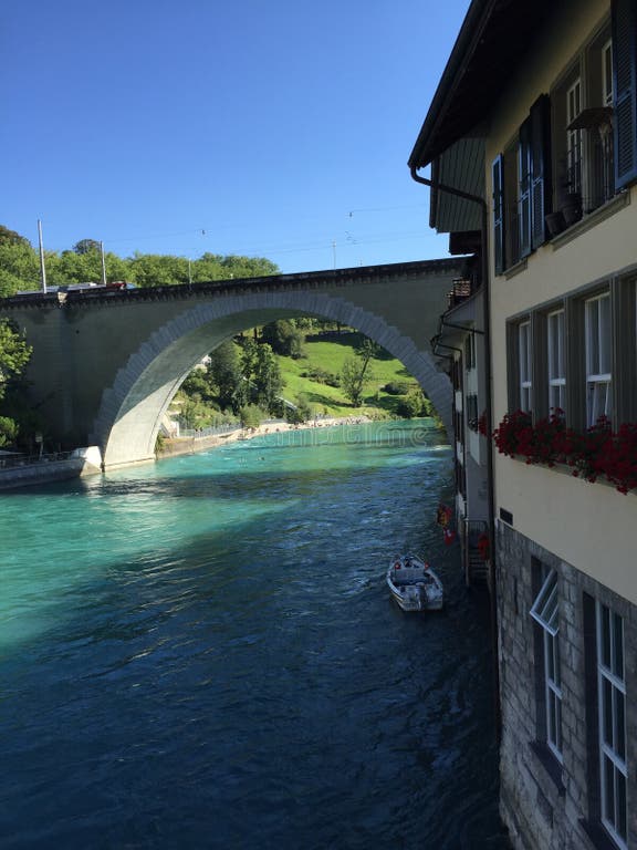 Bridge in Bern editorial stock photo. Image of bridge - 79079248