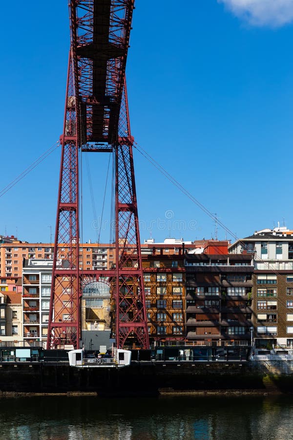 Bridge of Bizkaia. Getzo. Bizkaia. Basque Country. Stock Photo - Image ...