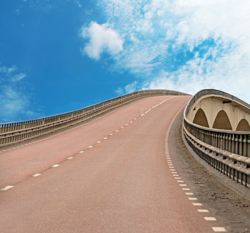 Bridge on blue sky stock photo. Image of transportation - 41879416