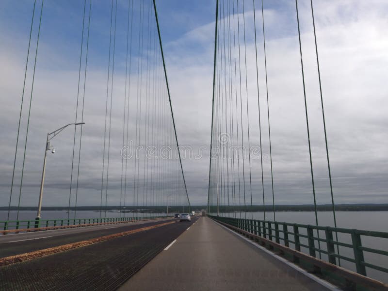 Bridge Blue Sky Clouds Ropes Stock Photo - Image of architecture ...