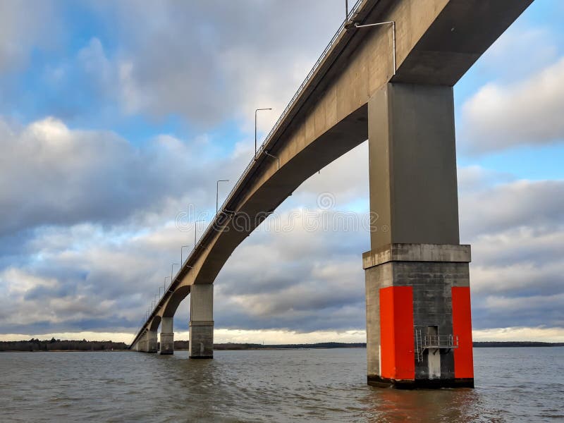 Bridge stock image. Image of reflection, scandinavia - 208349247