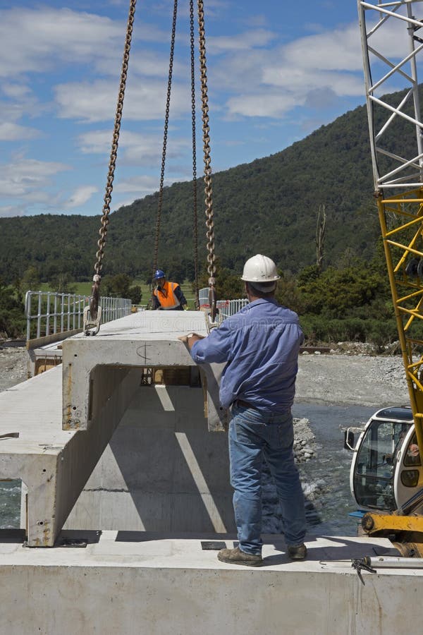 Bridge builders stock image. Image of pouring, building - 42640319