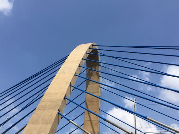 Bridge cables stock image. Image of communication, bridges - 52611723