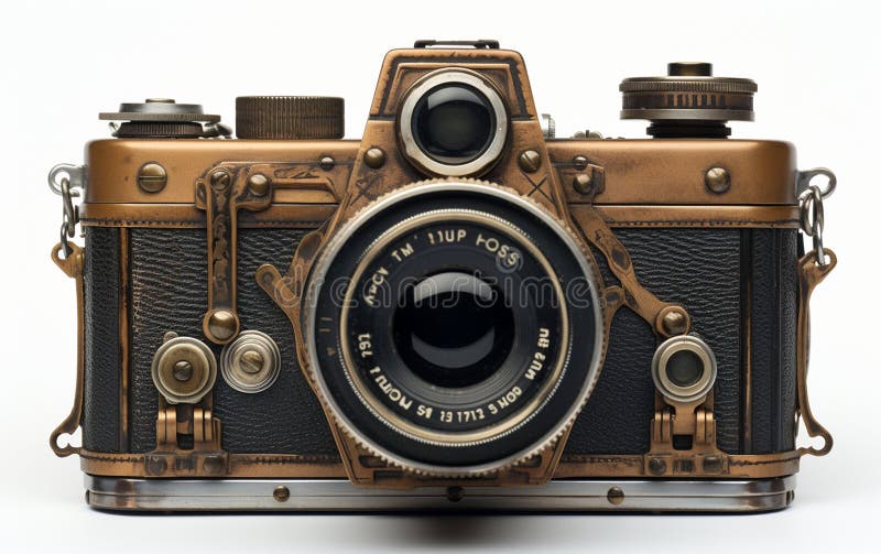 "Bridge Camera on a White Background GENERATIVE AI Stock Illustration ...