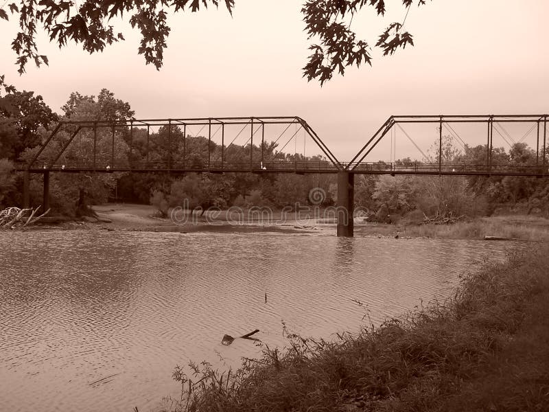 Bridge at Caplinger Mill stock image. Image of mill, missouri - 44654845
