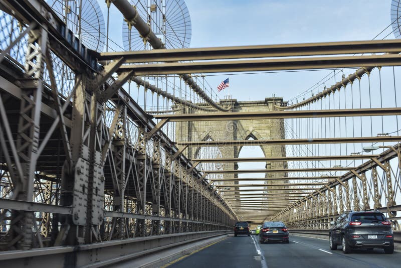 Bridge with Cars Over the River Stock Image - Image of traffic, bridges ...