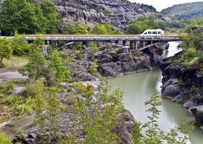 Bridge in central Greece stock photo. Image of mediterranean - 8462494