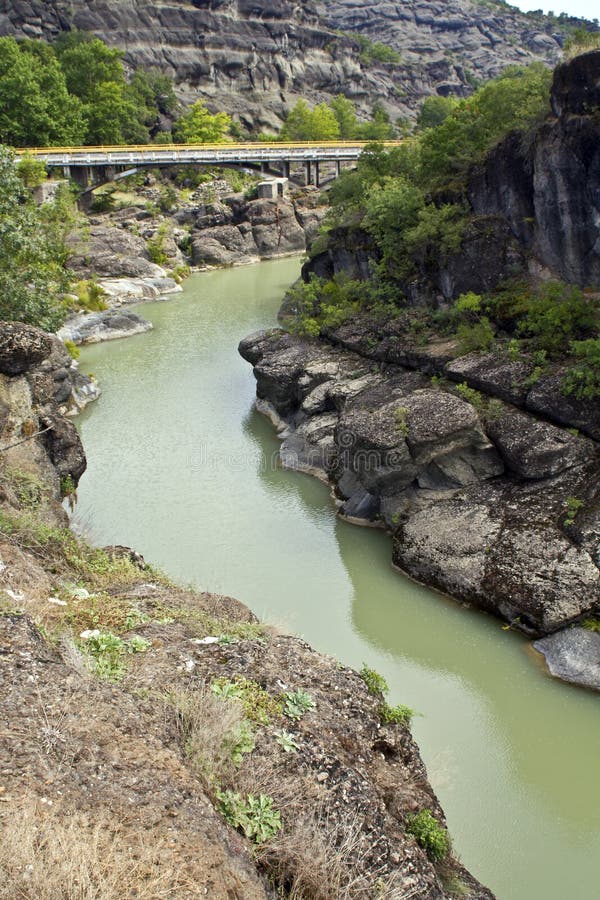 Bridge in central Greece stock photo. Image of mediterranean - 8462494