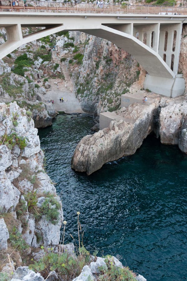 Bridge ciolo in Puglia stock photo. Image of risk, maria - 78290270