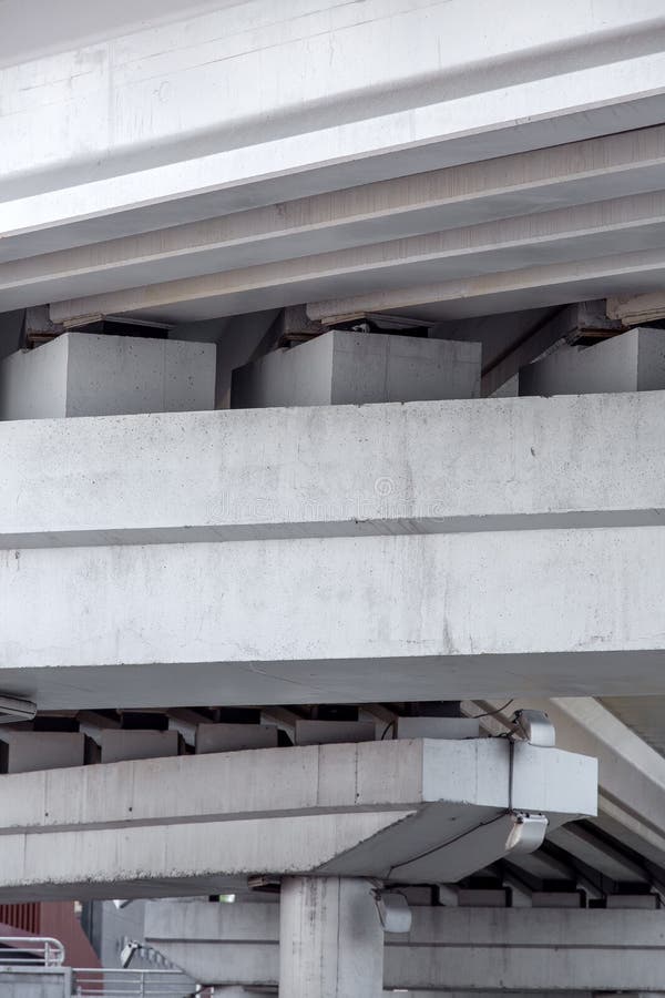 Bridge a Column of Support. Stock Image - Image of gray, outdoor: 109505301