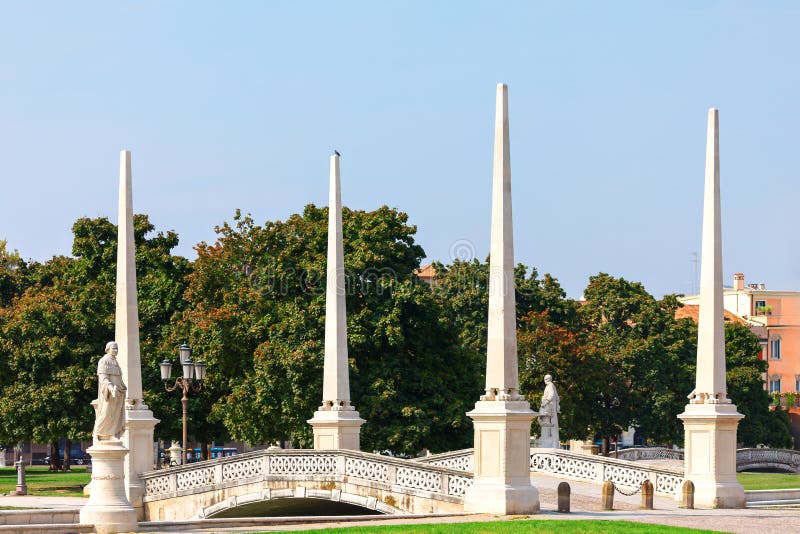 Bridge with Columns in Padua Stock Photo - Image of column, tower ...