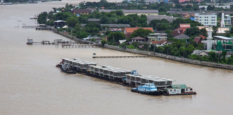 Bridge component loading stock image. Image of road, structure - 97381293