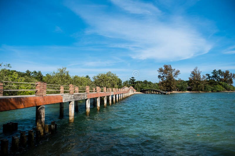 Bridge stock image. Image of light, sand, current, walk - 111750759