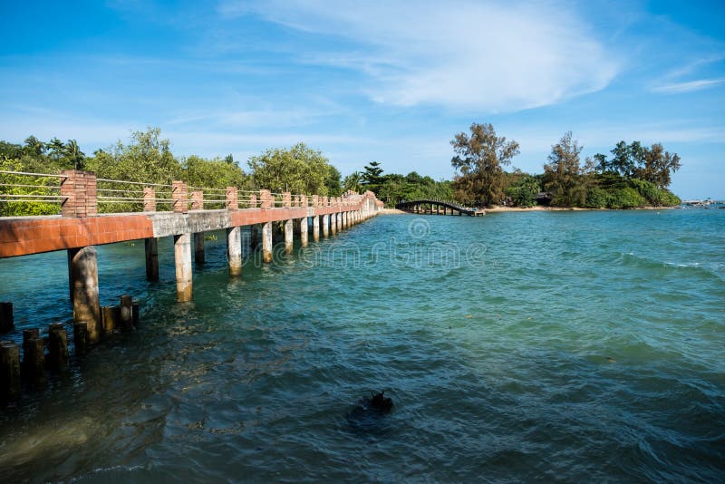 Bridge stock photo. Image of ocean, brick, bridge, concrete - 111750778