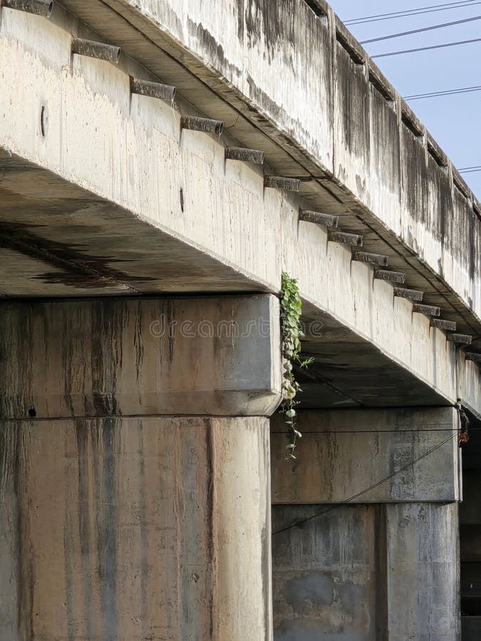 Bridge and concrete road stock image. Image of road - 338029713