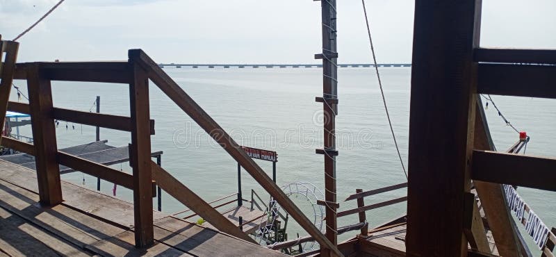 Bridge Connecting Islands Over the Vast Ocean Editorial Photo - Image ...