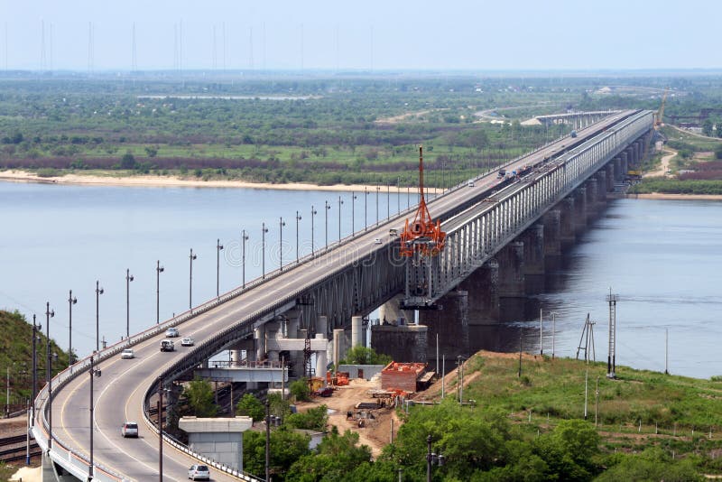 Bridge Construction stock image. Image of architecture - 12836597