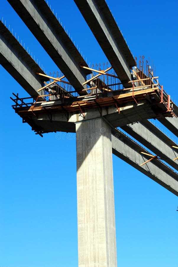 Bridge Construction stock photo. Image of build, infrastructure - 16861624