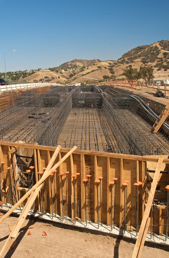 Bridge Construction stock photo. Image of framing, freeway - 5827040