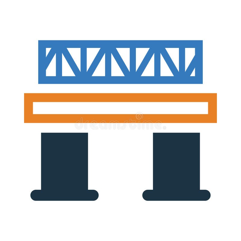 Bridge, Construction, Brick Bridge, Brick Bridge Icon Stock Vector ...