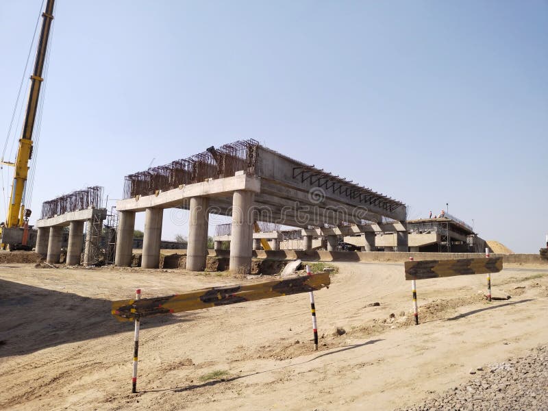 Bridge Construction Company Stock Image - Image of construction ...