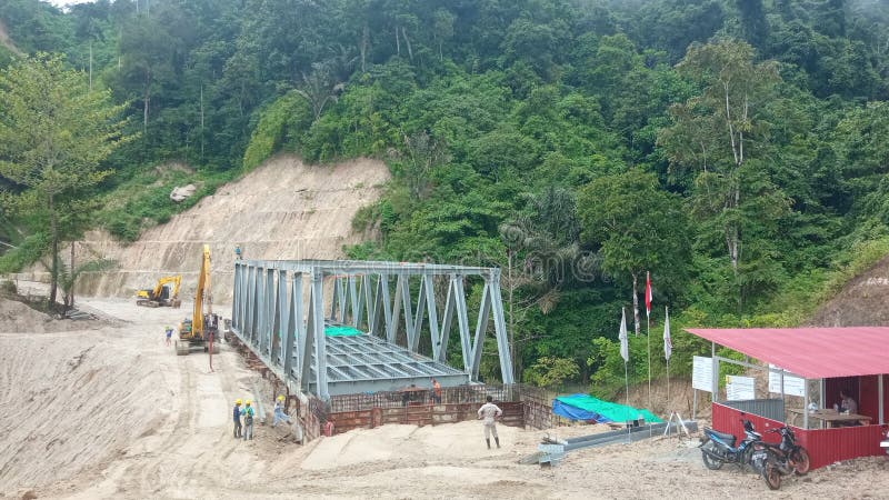 Bridge Construction is almost Complete Editorial Stock Photo - Image of ...