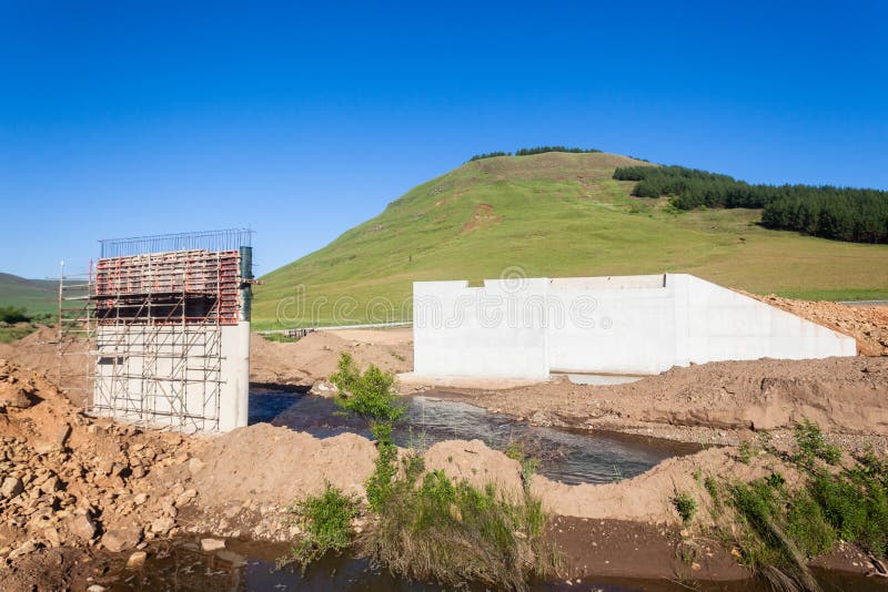 The Construction in the Mountains 4 Stock Photo - Image of summer ...