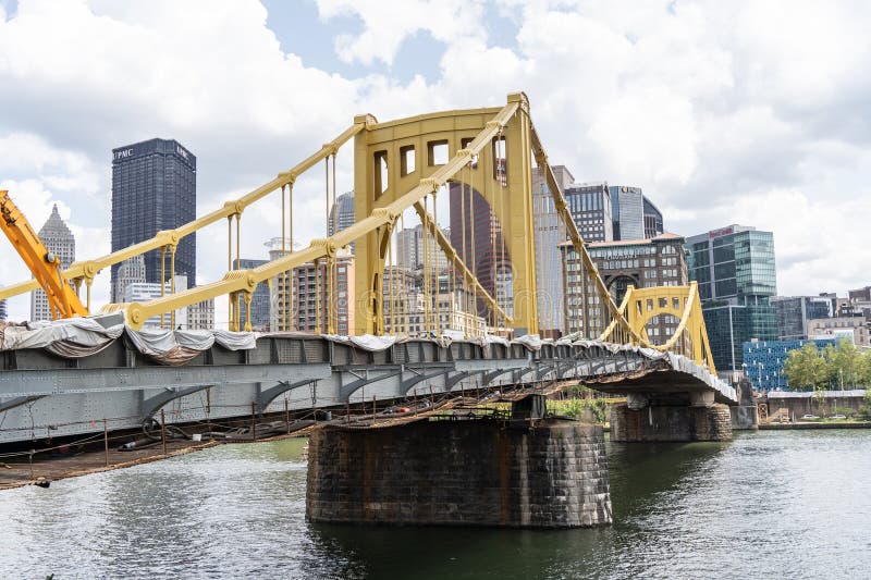 Bridge Construction Pittsburgh, Pennsylvania Editorial Stock Image ...