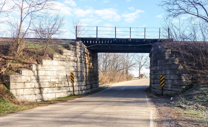 Bridge on a country road stock photo. Image of bridge - 63028066