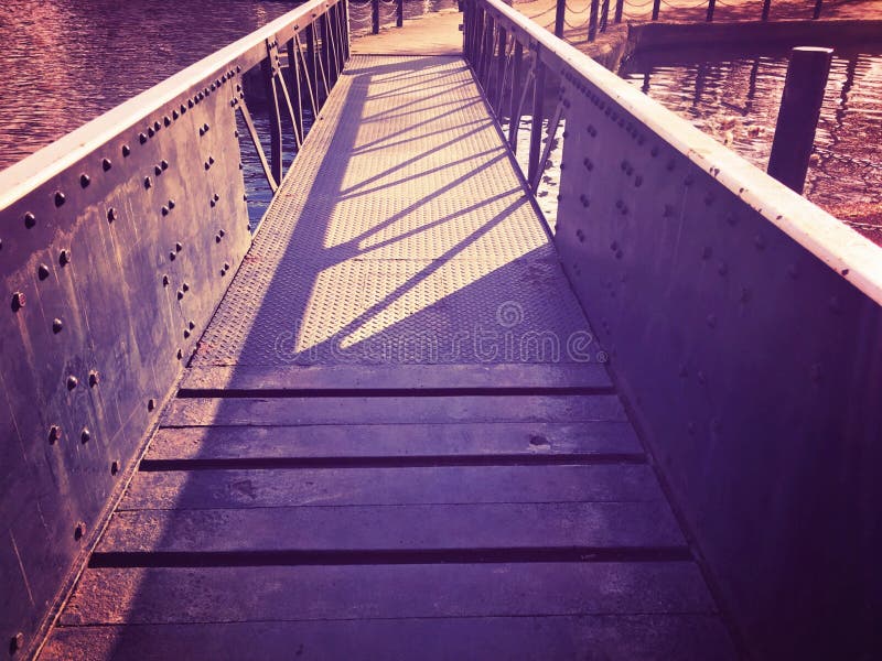 Bridge stock photo. Image of crossing, lake, path, bridge - 67433096
