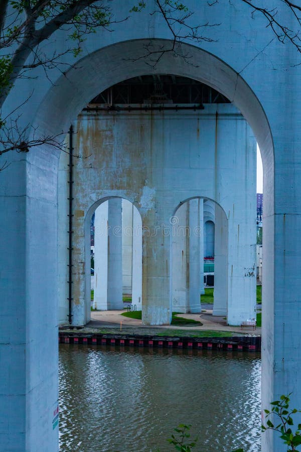 Arches Framing More Arches on a Bridge Stock Photo - Image of outdoor ...